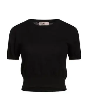 CARLA G. Sweater Size Merino Wool - Black
