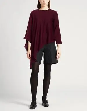 ANNA MOLINARI Sweater Burgundy Size Wool