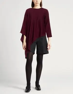 ANNA MOLINARI Sweater Burgundy Size Wool