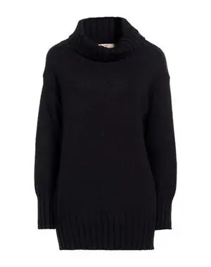 CARLA G. Turtleneck Ivory Size Polyacrylic, Alpaca Wool, Polyamide, Polyester - Black