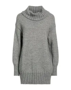 CARLA G. Turtleneck Size Polyacrylic, Alpaca Wool, Polyamide, Polyester - Grey
