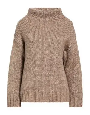 Alpha Studio Turtleneck Taupe Size Wool, Metallic Fiber, Polyamide - Grey