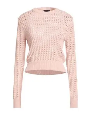 Peuterey Woman Sweater White Size S Cotton Pink