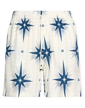 Amiri AMIRI Viscose Shorts With Star Print Ivory
