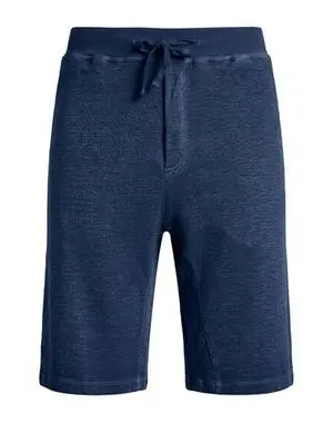 120% Lino Shorts & Bermuda Shorts Size Linen, Cotton, Elastane - Navy