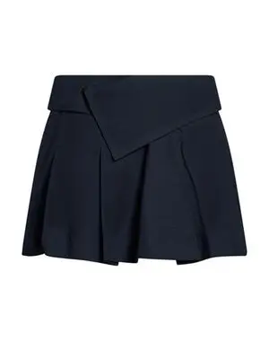 Pinko Mini Skirt Midnight Size Cotton, Elastane - Blue