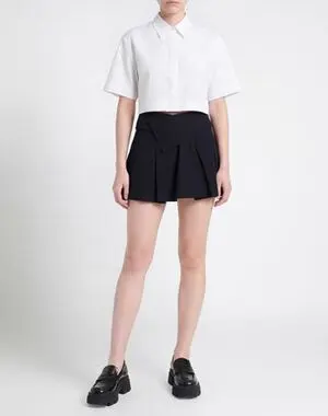 Pinko Mini Skirt Midnight Size Cotton, Elastane