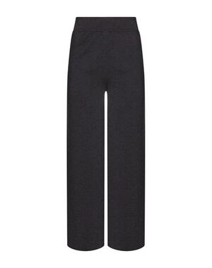 Alpha Studio Merino Wool Wide-leg Pants - Charcoal