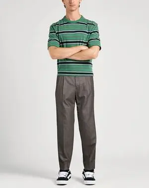 JACOB COHЁN Pants Charcoal Size Virgin Wool, Elastane