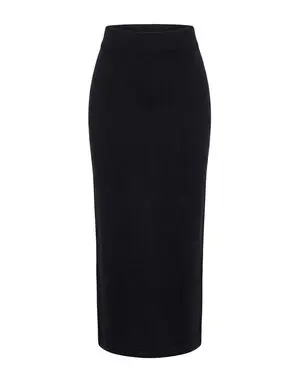 Alpha Studio Midi Skirt Midnight Size Merino Wool