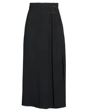 CARLA G. Midi Skirt Size Acetate, Viscose, Elastane - Black