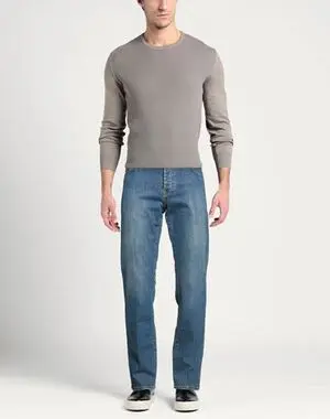 LUIGI BORRELLI NAPOLI Jeans Size Cotton, Elastane