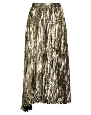 Fabiana Filippi Midi Skirt Size Polyester - Gold
