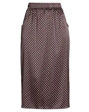Momoni Midi Skirt Size Silk, Elastane - Black