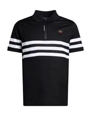 Paul & Shark Polo Shirt Size Cotton - Black