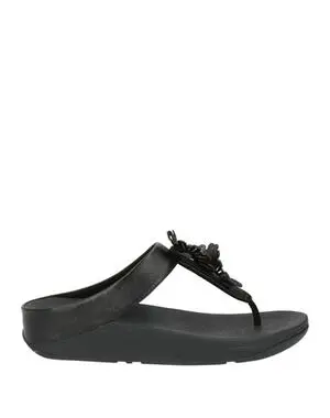 Fitflop Thong Sandal Size Leather - Black