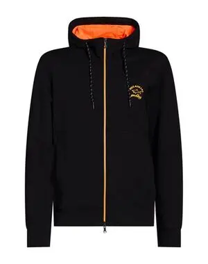 Paul & Shark Sweatshirt Size Cotton, Elastane - Black