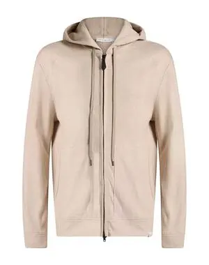 PAOLO PECORA Sweatshirt Size Cotton, Viscose, Polyamide, Elastane - Beige