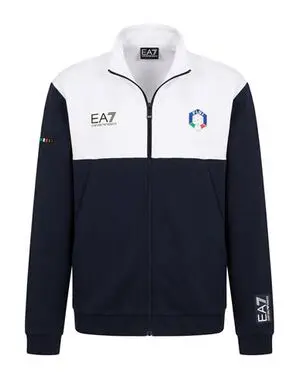 EA7 Sweatshirt Size Polyester, Cotton - White