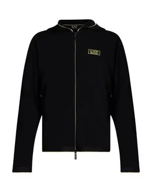 EA7 Sweatshirt Size Polyester, Elastane - Black