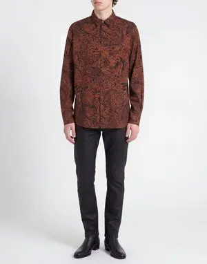 Just Cavalli Shirt Tan Size Cotton, Viscose