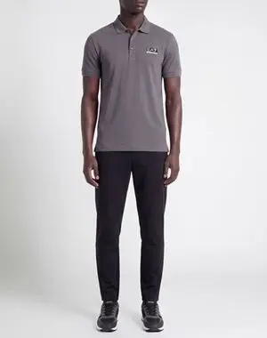 EA7 Polo Shirt Size Cotton, Polyester, Elastane - Grey