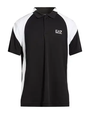 EA7 Polo Shirt Size Polyester - Black