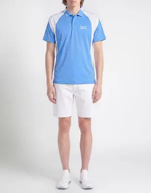 EA7 Polo Shirt Size Polyester - Blue