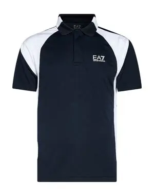 EA7 Polo Shirt Size Polyester - Blue
