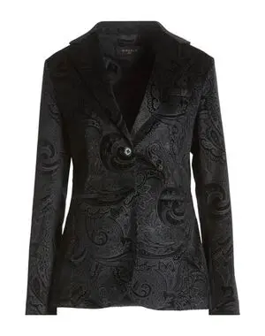 CIRCOLO 1901 Blazer Size Cotton, Elastane - Black