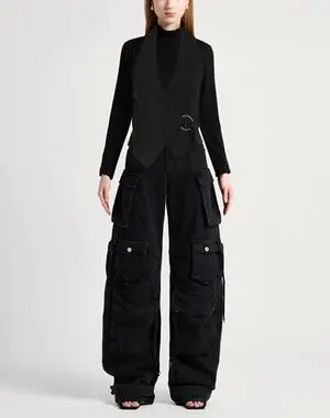 CARLA G. Tailored Vest Size Acetate, Viscose, Elastane