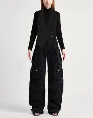 CARLA G. Tailored Vest Size Acetate, Viscose, Elastane