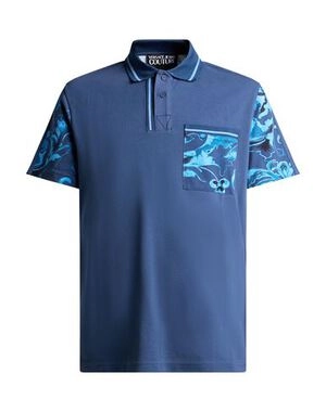 Versace Polo Shirt Size Cotton - Blue