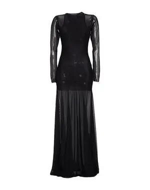 FEDERICO CINA Maxi Dress Size Polyamide - Black