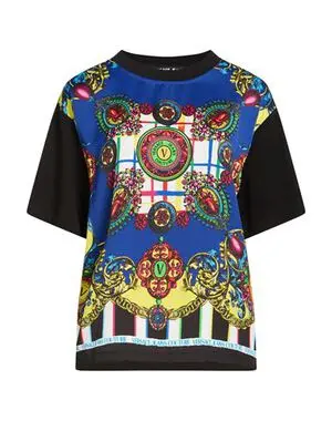 Versace T-shirt Bright Size Polyester, Cotton - Blue