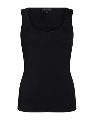 Rag & Bone Tank Top Size Modal, Elastane - Black
