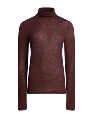 CARACTÈRE Long-sleeve Turtleneck Top - Brown