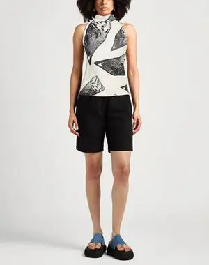 MSGM Top Ivory Size Linen, Cotton
