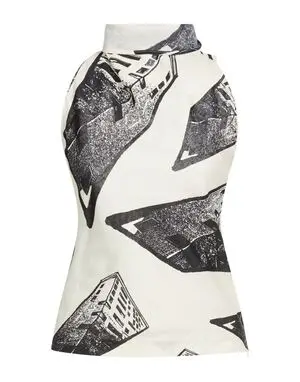 MSGM Top Ivory Size Linen, Cotton