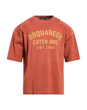 Dsquared2 T-shirt Rust Size Cotton