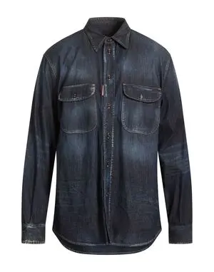 Dsquared2 Denim Shirt Size Cotton, Elastane