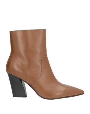 Pinko Ankle Boots Camel Size Calfskin