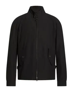 BARACUTA Jacket Sand Size Cotton, Polyester - Black