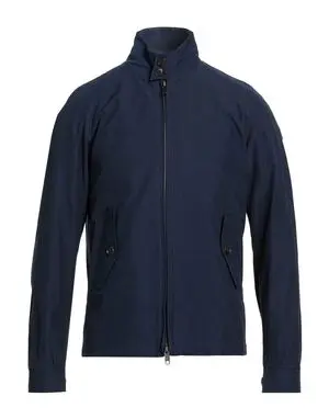 BARACUTA Cotton Polyester Jacket - Navy