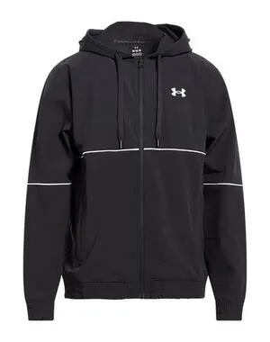 Under Armour Jacket Size Polyester, Elastane - Black