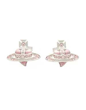 VIVIENNE WESTWOOD Diamante Heart Orb Stud Earrings