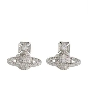 VIVIENNE WESTWOOD Orb Stud Earrings - Silver