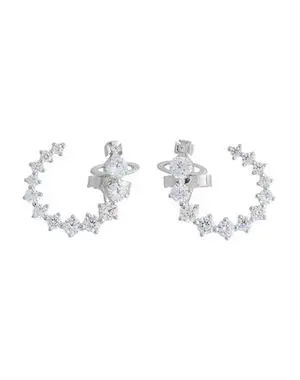 VIVIENNE WESTWOOD Lydia Earrings Earrings Brass - Silver