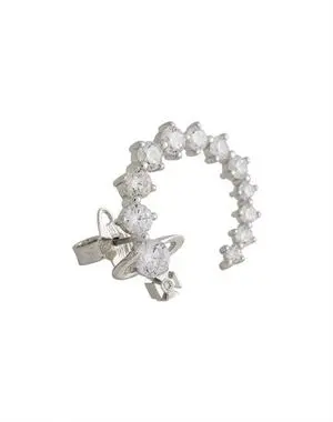 VIVIENNE WESTWOOD Lydia Crystal Earrings In Brass