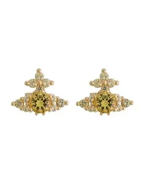 VIVIENNE WESTWOOD Earrings Platinum Brass - Grey